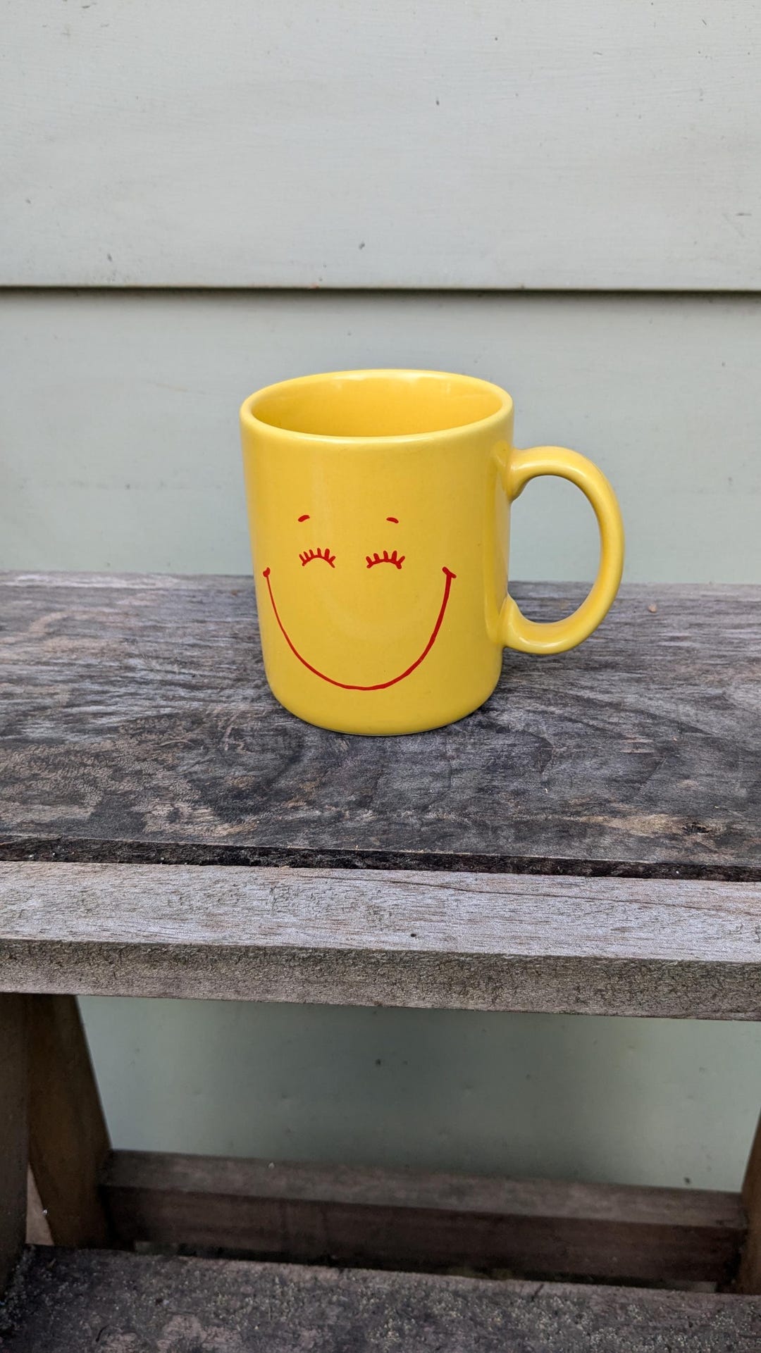 Vintage Smiley Face Hallmark "keep a Smile on Your Mug!" Coffee Cup ...