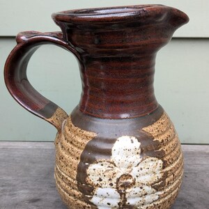 Vintage Studio Pottery Pitcher, Studio Pottery Vase, Brownstone Bowen ...