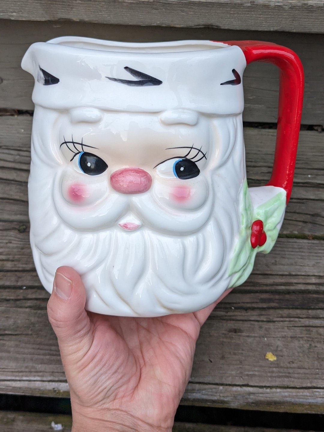 Vintage Santa Claus 6 Pitcher, RARE Josef Originals, Perfect for Cider ...