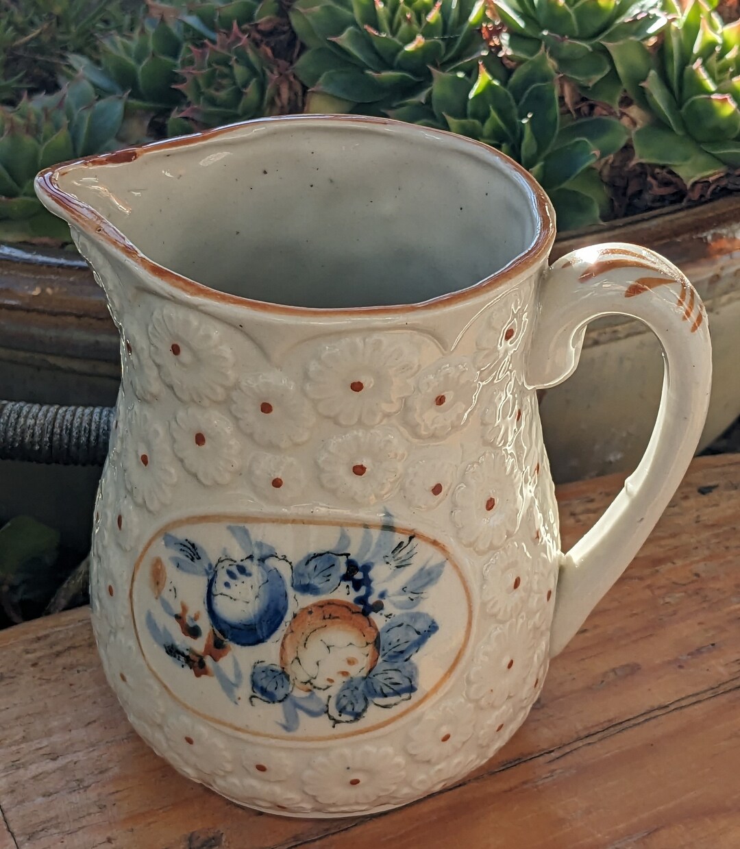 Sweet Vintage Small Daisy Flower Pitcher or Vase, Made in Japan, White ...