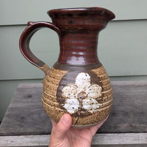 Vintage Studio Pottery Pitcher, Studio Pottery Vase, Brownstone Bowen ...