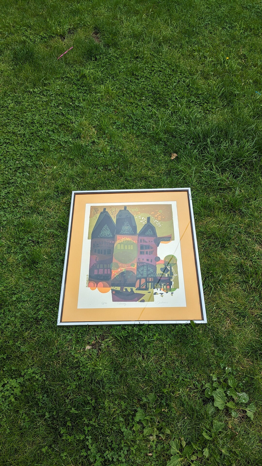 Large Original David Weidman Hand Pulled Limited Edition Silk Screen ...