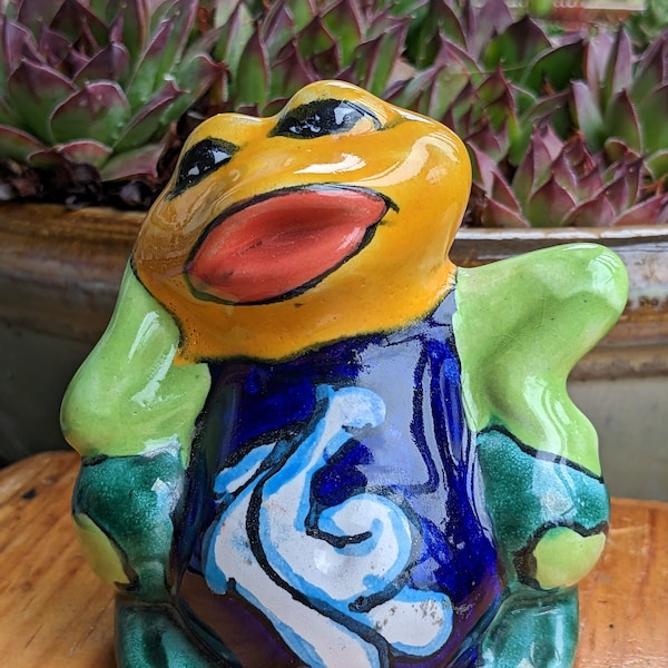 Talavera Frog - Etsy