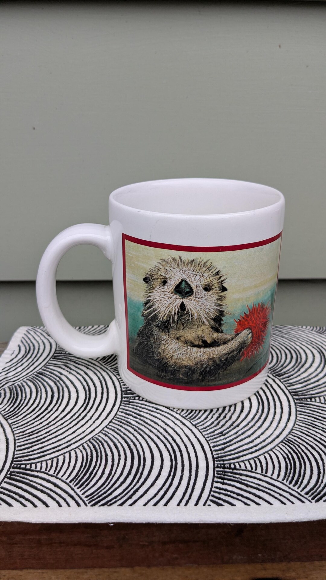 Vintage 1986 Sea Otter Mug, Made in Japan - Etsy