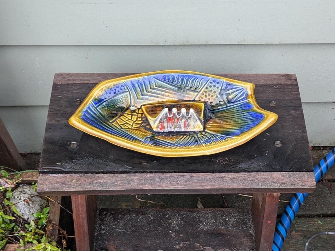 Vintage 1960s California Pottery Mid-century Modern Ceramic Glazed ...
