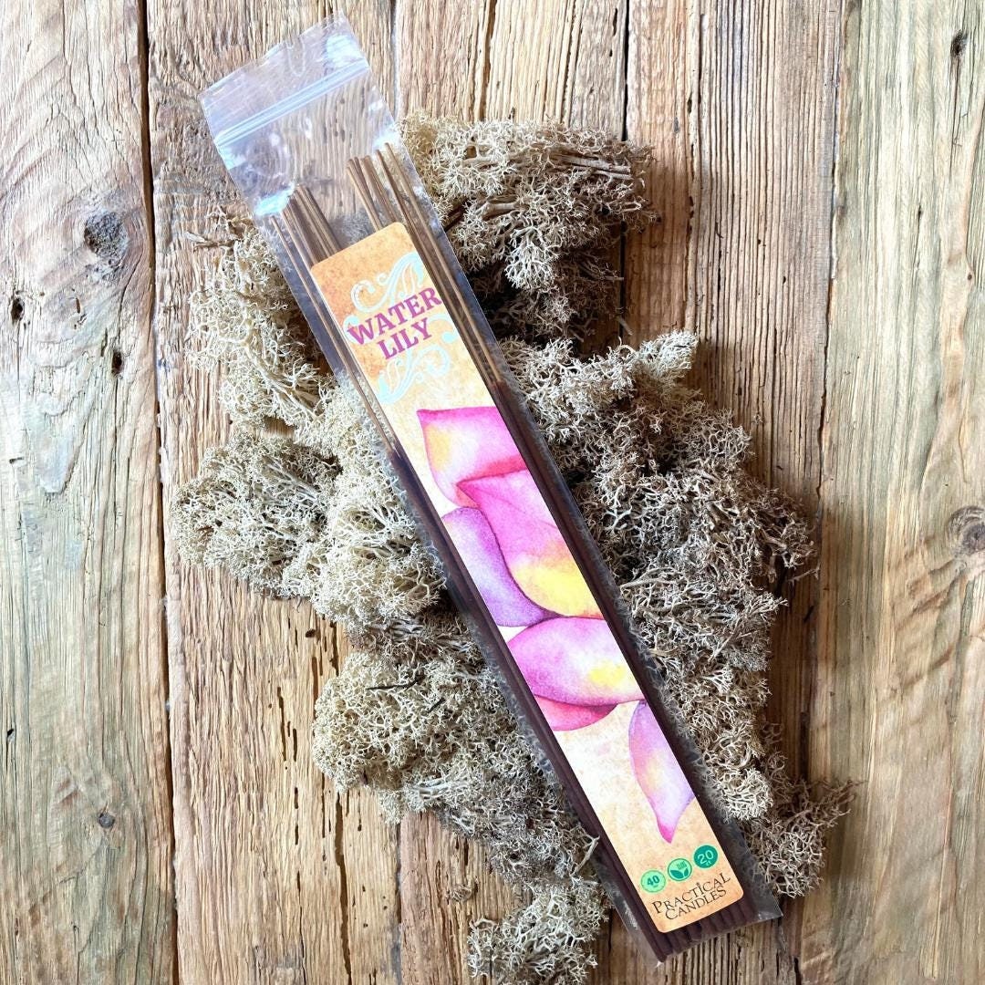 Water Lily Incense Sticks 20 Count Aromatherapy Incense With Fresh ...