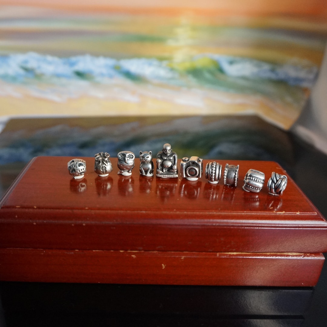 Authentic Pandora Silver Beads, Sterling Silver Pandora CHARM, Pandora ...