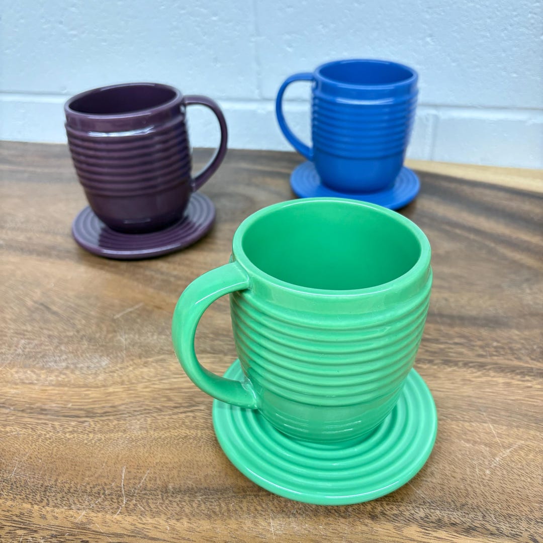 Vintage Bosco-ware Multicolour Beehive Mugs With Coasters - Etsy