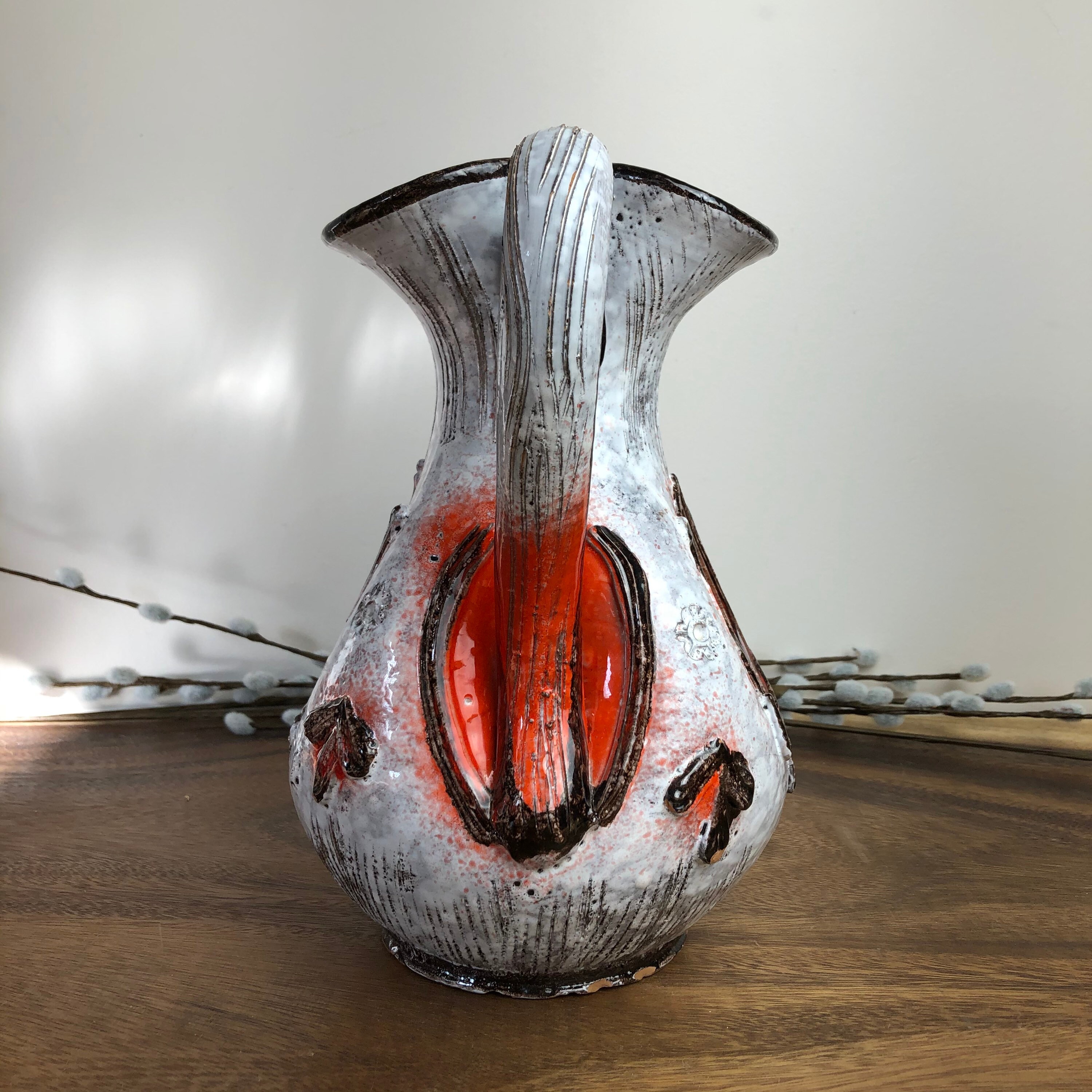 Mid Century Italian Pottery Jug as Is - Etsy