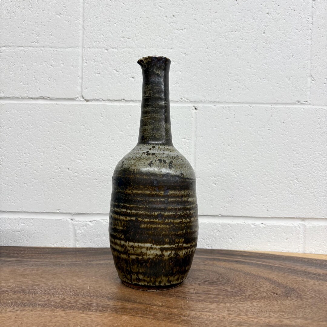 Vintage Hansen Ross Mid Century Earthy Studio Pottery Vase - Etsy