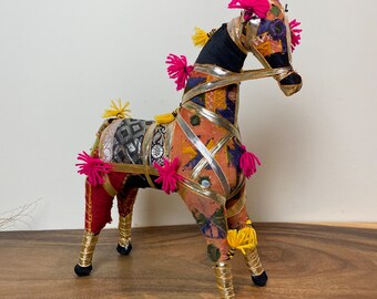 Vintage Rajasthani Embroidered Horse Circa 1950 - Etsy
