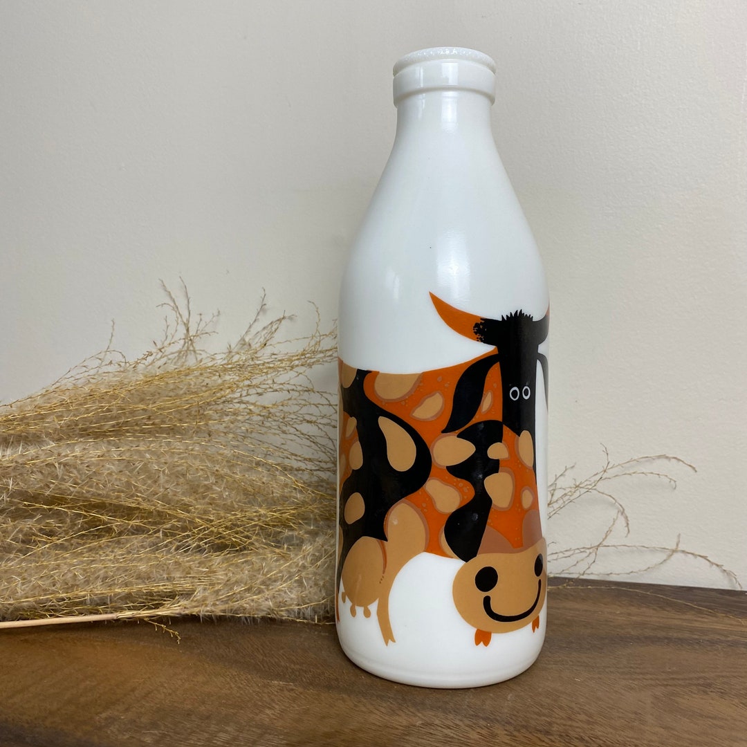 Rare Vintage Kenneth Townsend Cow Milk Bottle, Italian Egizia - Etsy