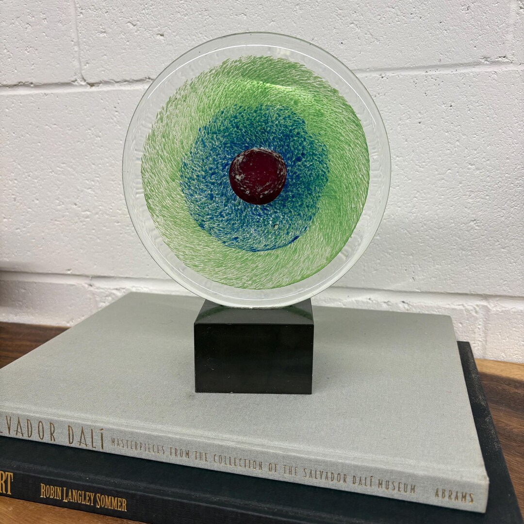 Murano Art Glass Orb Eye Sculpture - Etsy