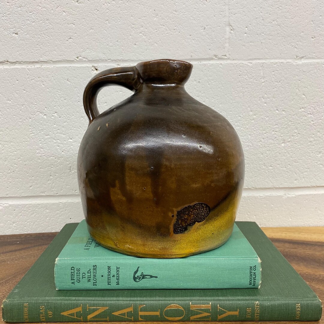 Antique Primitive Stoneware Jug - Etsy
