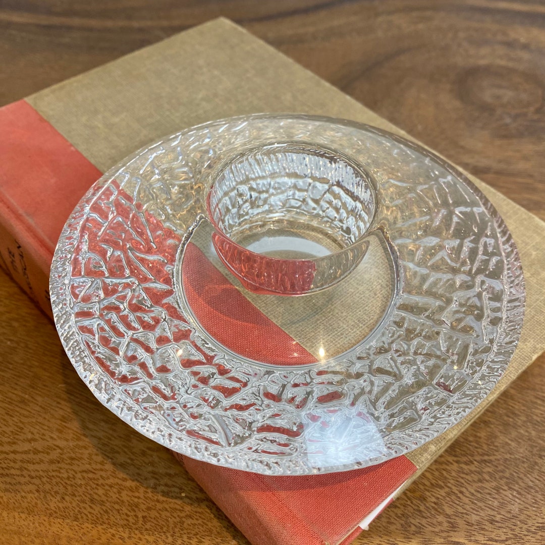 Orrefors Discus Crystal Art Glass Tealight Holder - Etsy