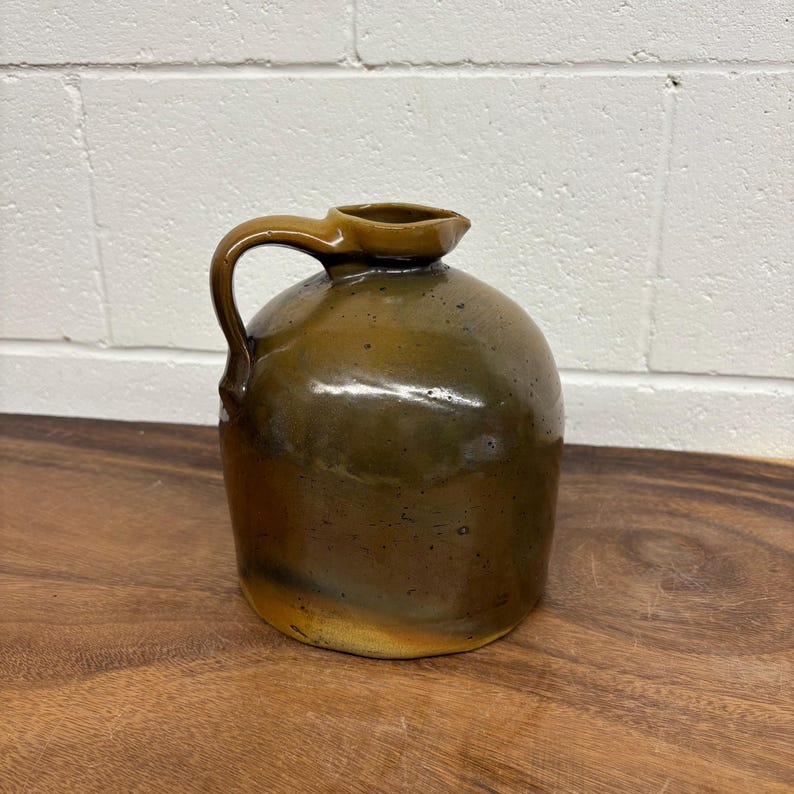 Antique Primitive Stoneware Jug - Etsy