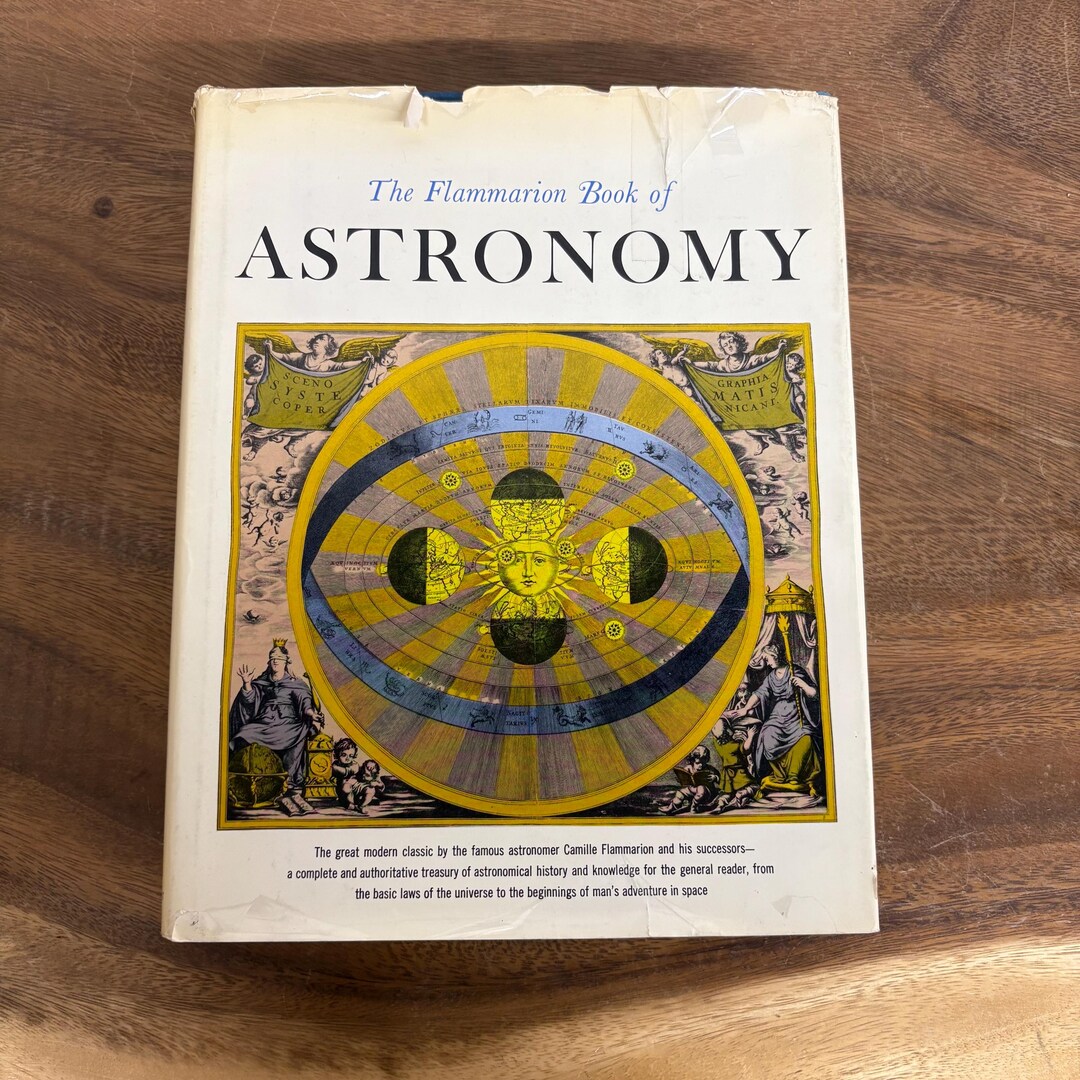 Vintage 1964 Flammarion Book of Astronomy Hardcover, Coffee Table Book ...