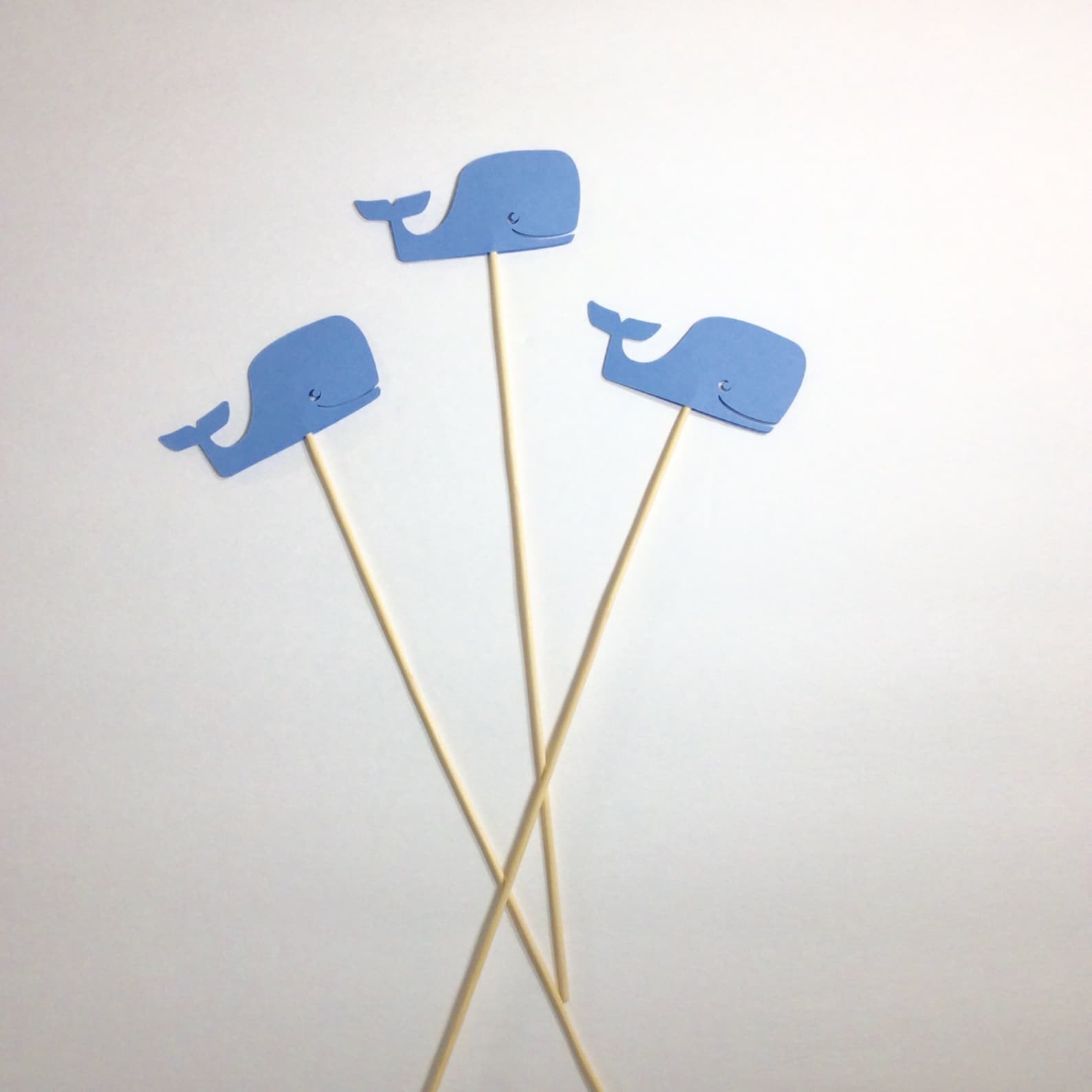 Light Blue Whale Table Decor, Centerpiece, Decorative Accessory, Party ...