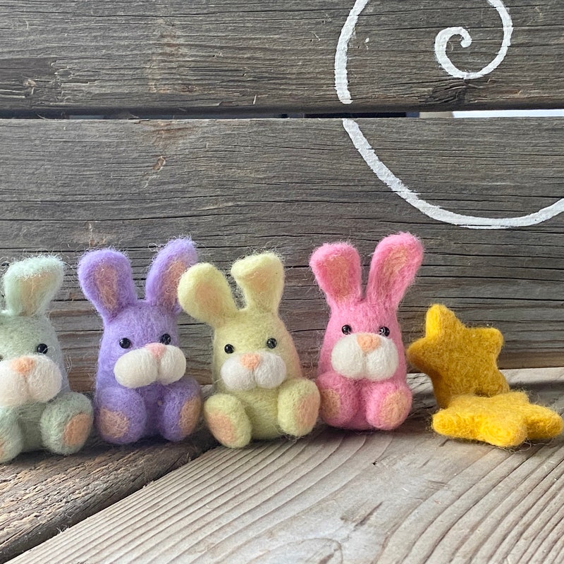 Needle Felted Bunny - Etsy