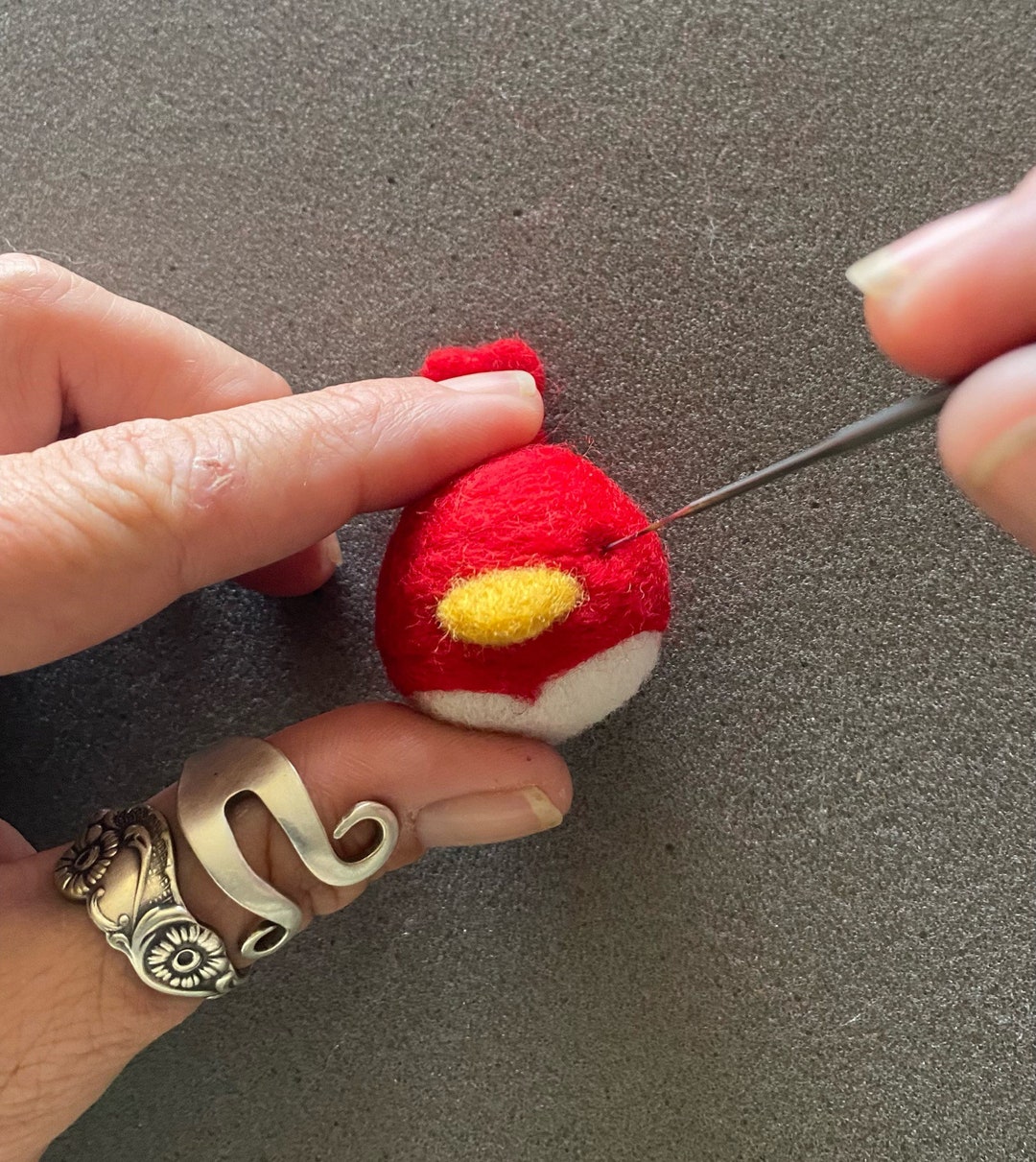MINI KIT! Easy Beginner Needle Felt Bird Ornaments Kit, Tutorial, All ...