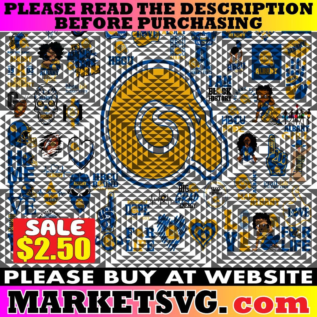 Albany State University Svg, HBCU Svg Collections, HBCU Svg, Football ...