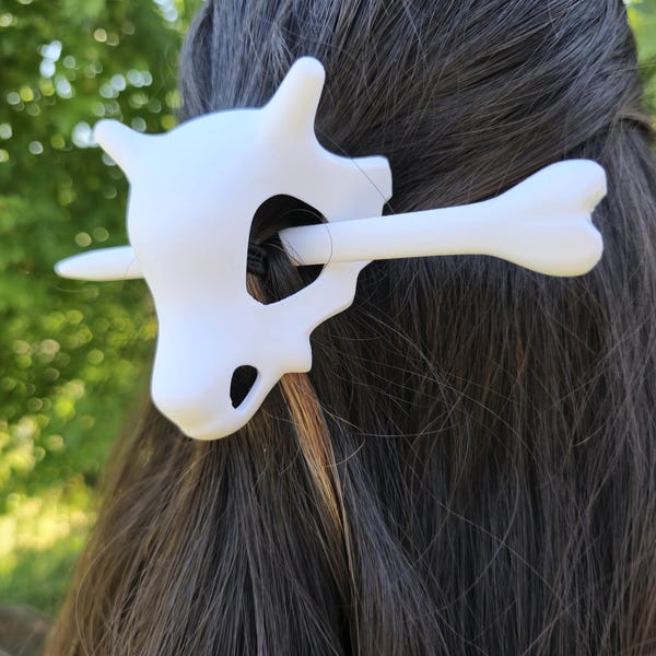 Skull Hair Accessory - Etsy