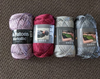 Metallic yarn | Etsy