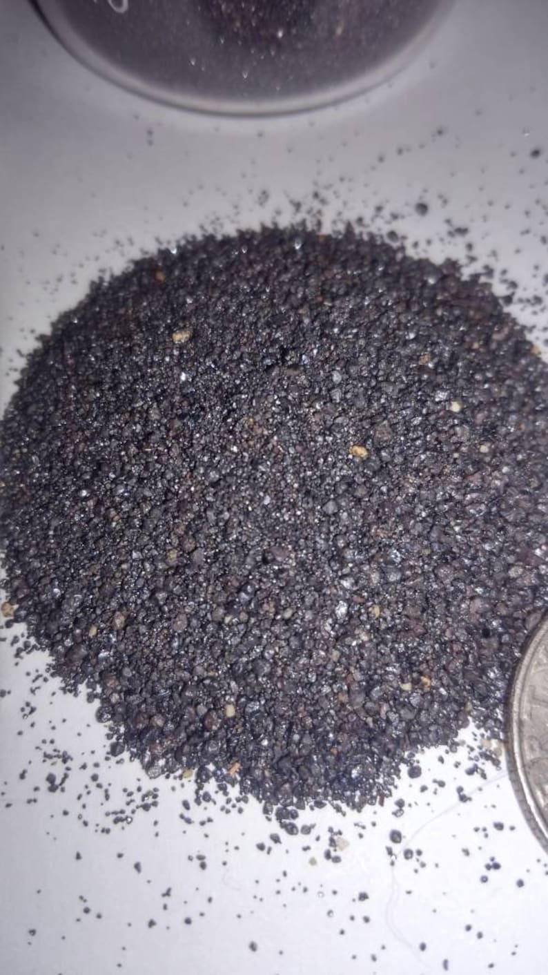Technical Grade Magnetite Black Sand by the Troy Ounce Magnetic High ...