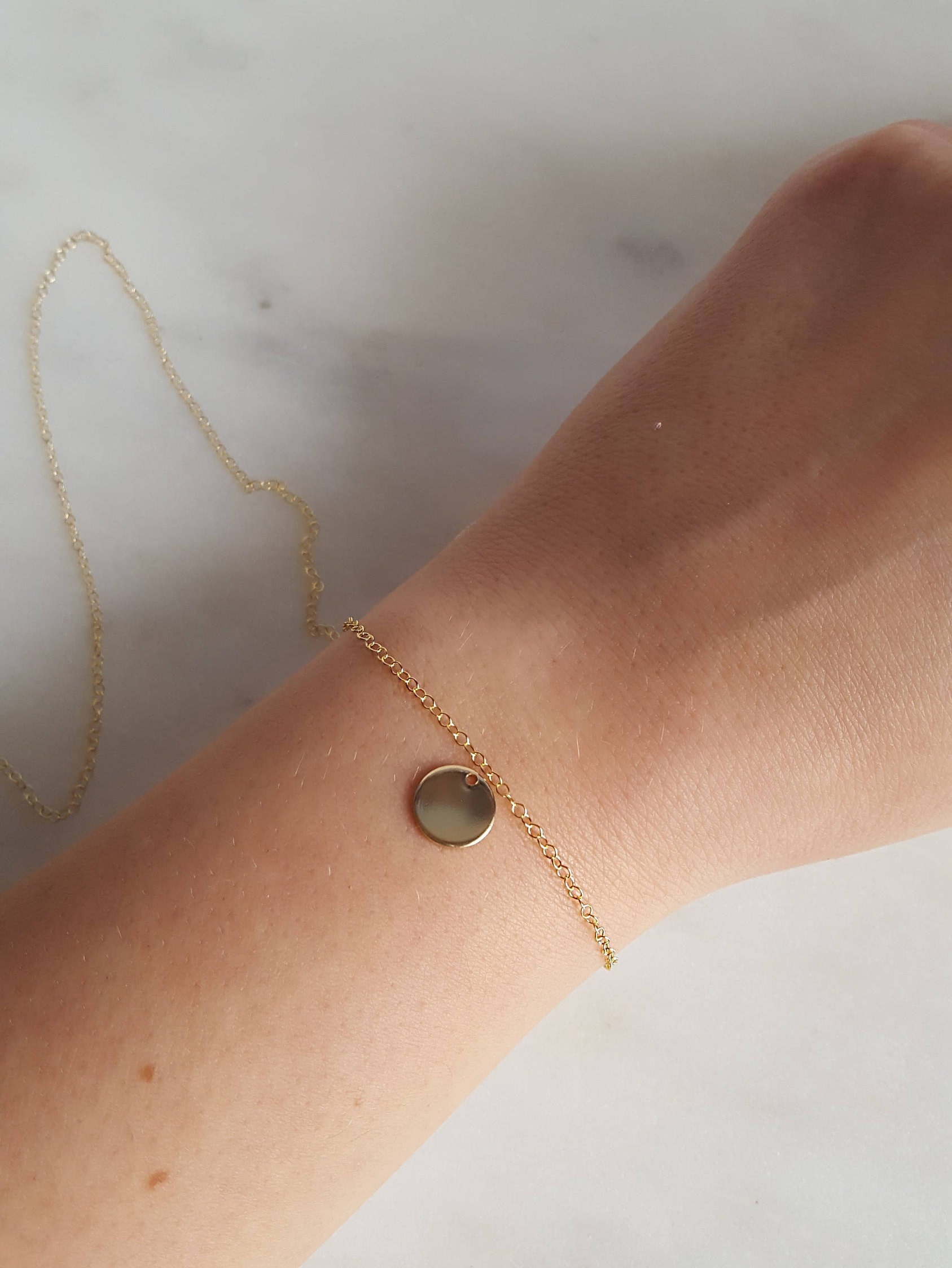 Evergreen Bracelet • Pine Tree Jewelry • Dainty Minimalist Bracelet ...