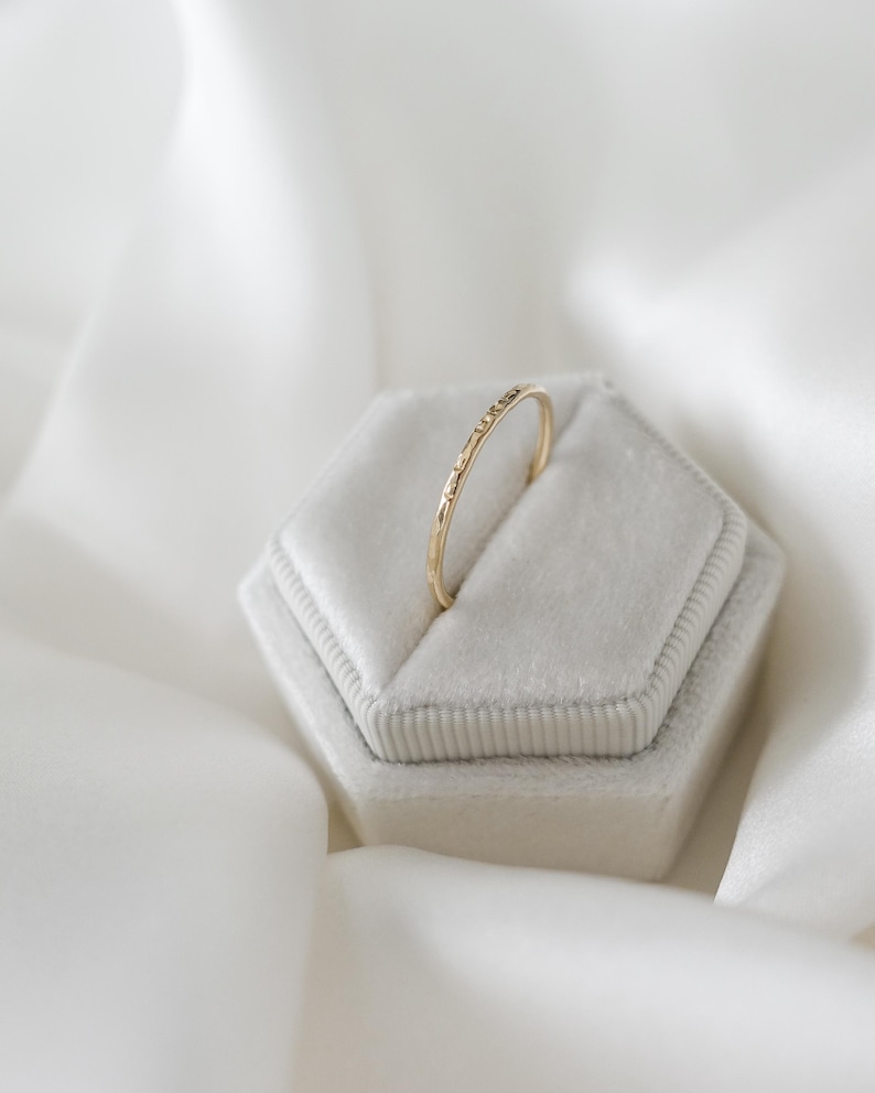 Personalized Secret Message Ring • Custom Hidden Message Jewelry • Hand ...