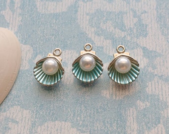 Seashell Charms | Etsy