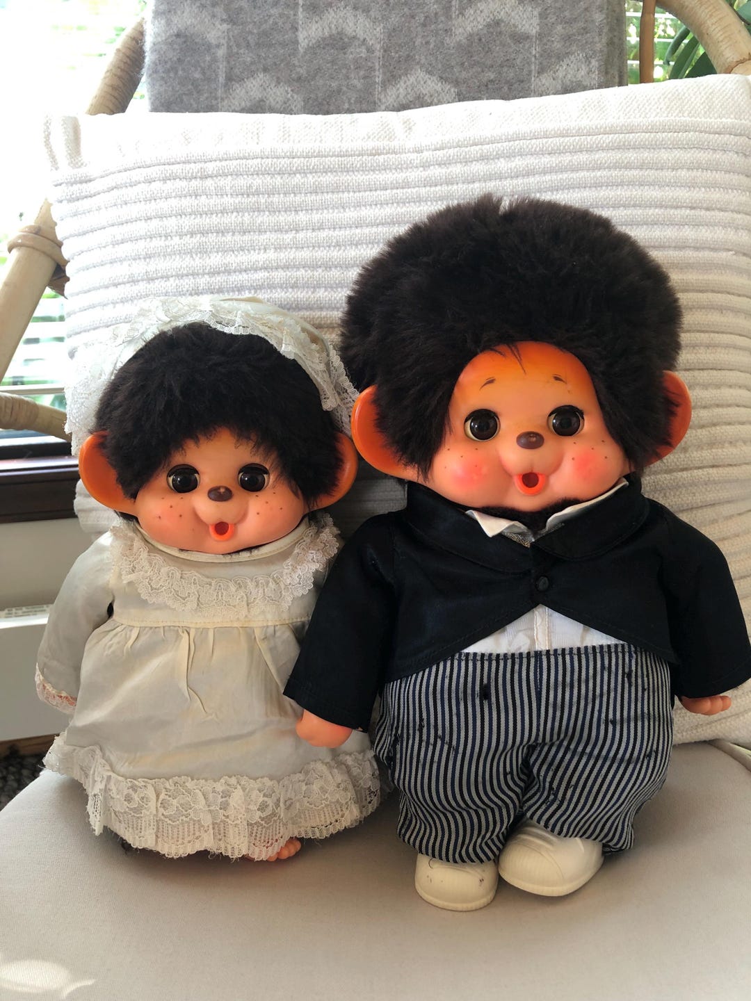 Vintage Daisuke Toho Wedding Monchhichi. Rare Big Size. Monchichi. - Etsy