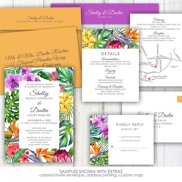 Destination Wedding Invitation Mexico - Etsy