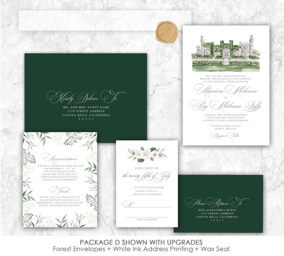 Wedding Invitation Wording Venue Address