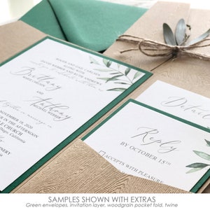 Simple Wedding Invitation, Classic Wedding, Simple, Greenery, Wedding ...