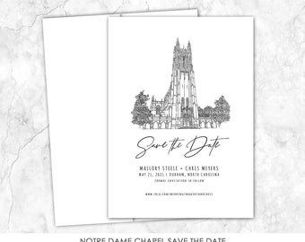 Duke University Drawing - Etsy