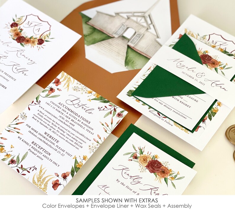 Luttrellstown Castle Wedding Invitation, Dublin Venue, Custom Irish ...