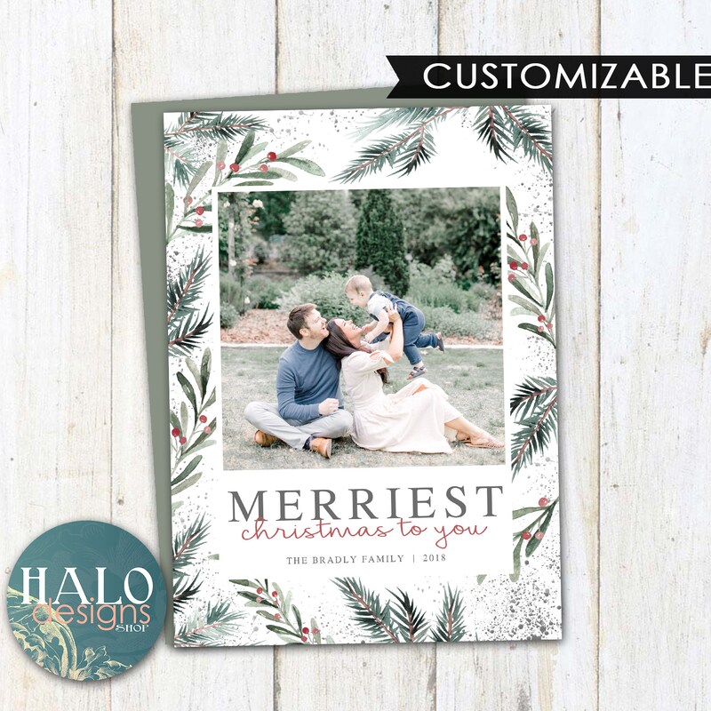 Rustic Holiday Cards - Etsy