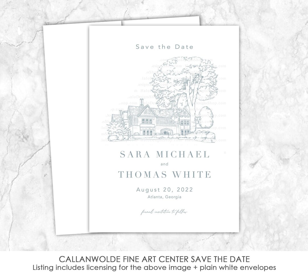 Callanwolde Fine Art Center Save the Date, Dekalb County, Georgia ...