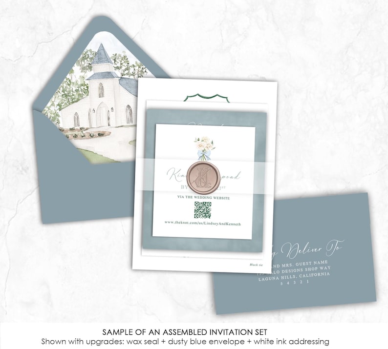 Venue Wedding Invitation Set | Feature Any of Our Venues or Add a ...