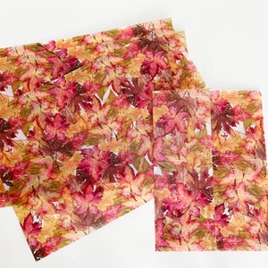 Fall Leaves Vellum Invitation Wrap, Full Coverage, for 5x7 Invitation ...