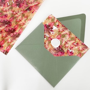 Fall Leaves Vellum Invitation Wrap, Full Coverage, for 5x7 Invitation ...