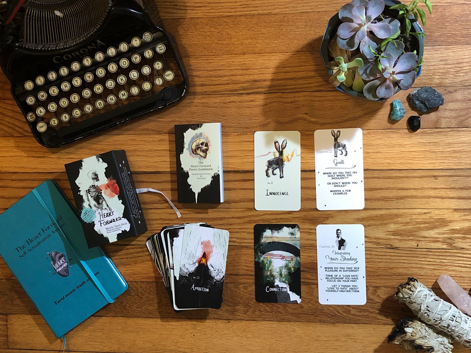 Heart Forward Divination Box Set, Mindfulness Cards, Meditation ...