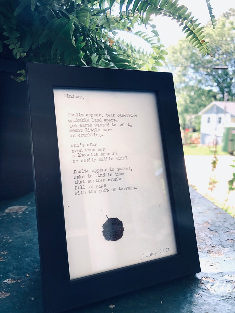 Personalized Poem Poetry Custom Poem Custom Poetrypoetry - Etsy