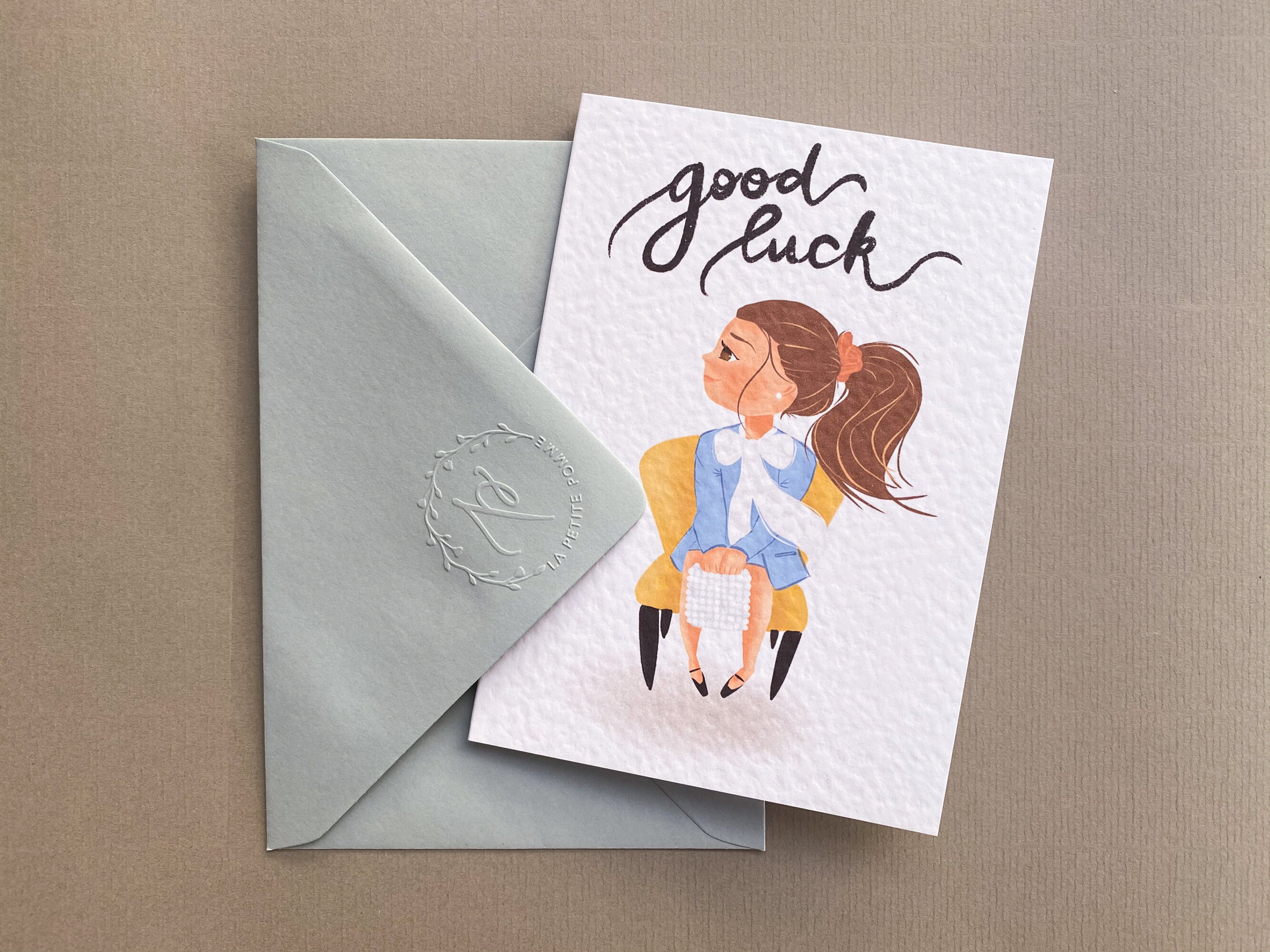 Good Luck New Job Card Best of Luck Card New Job Interview | Etsy