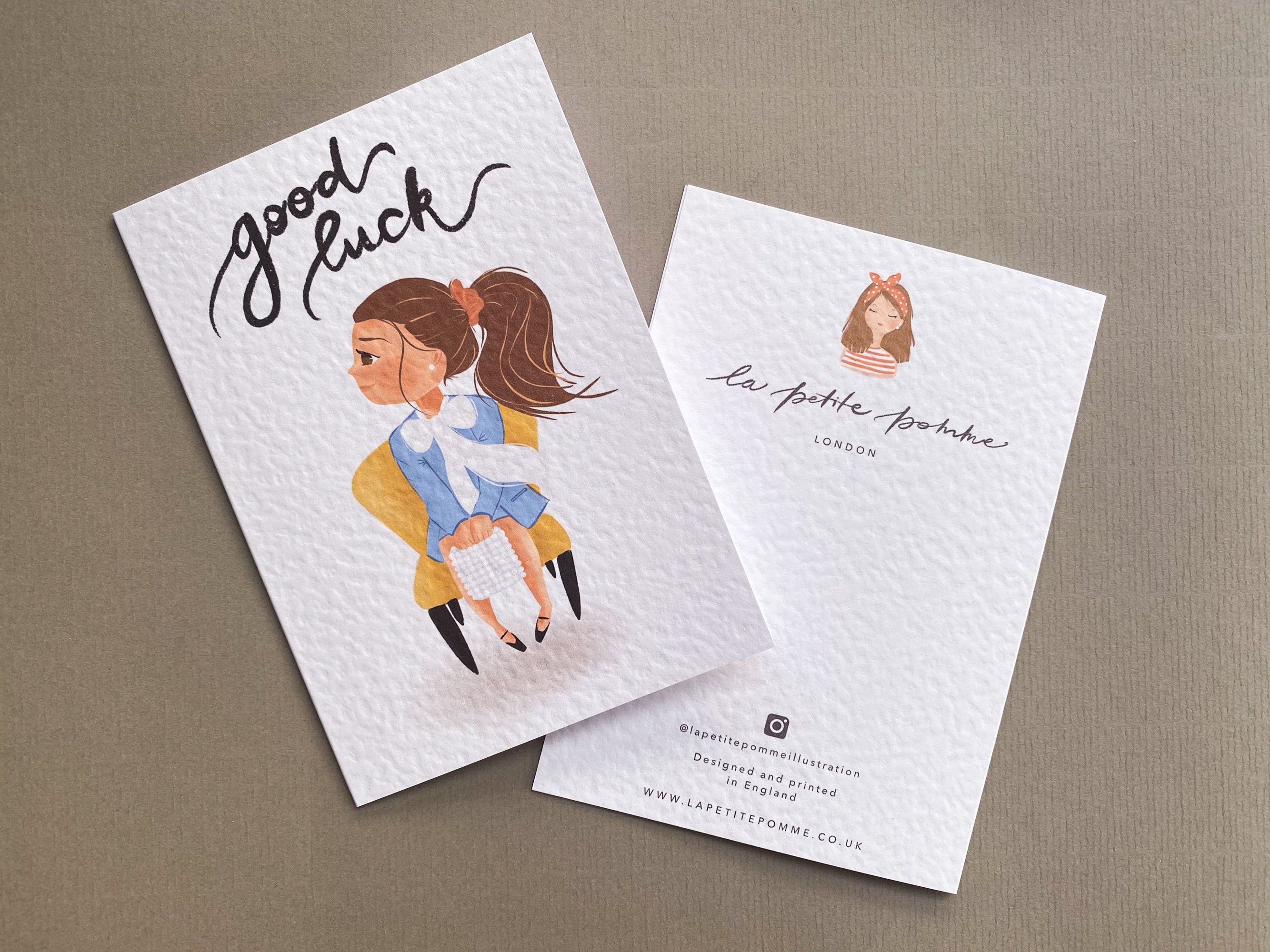 Good Luck New Job Card Best of Luck Card New Job Interview | Etsy