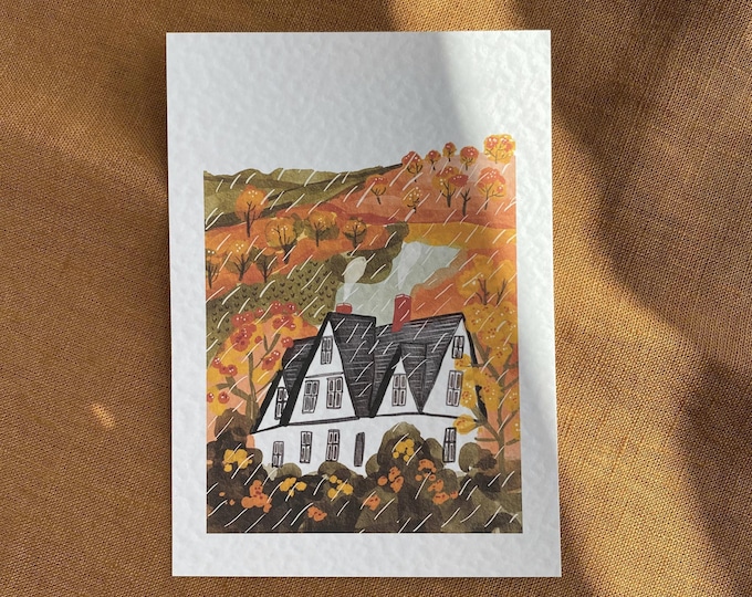 Autumn Forest - A4 Art Print - Etsy
