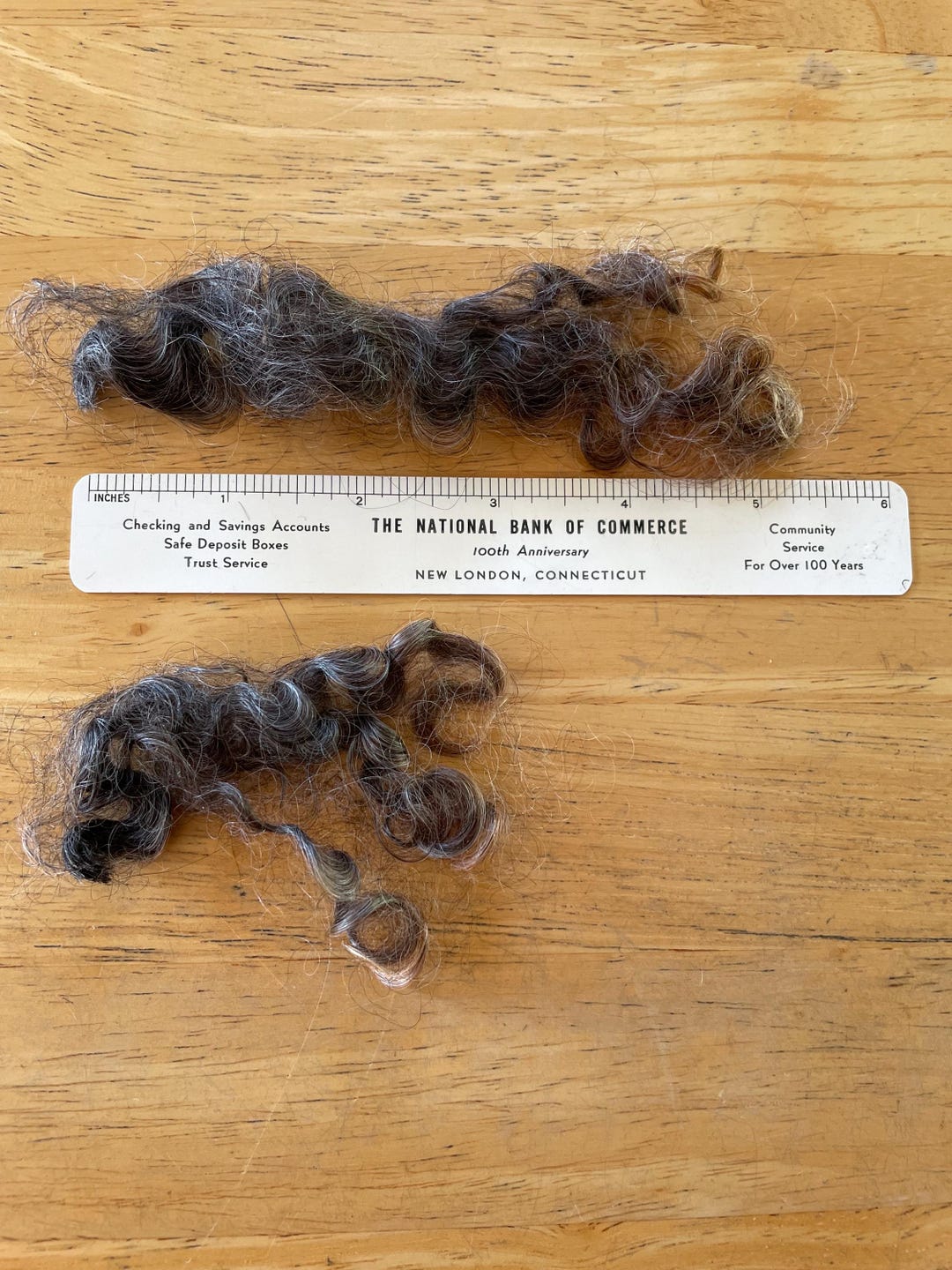Long Silky Curly Brown Wool Locks for Spinning, Felting, Doll Hair, Rug ...