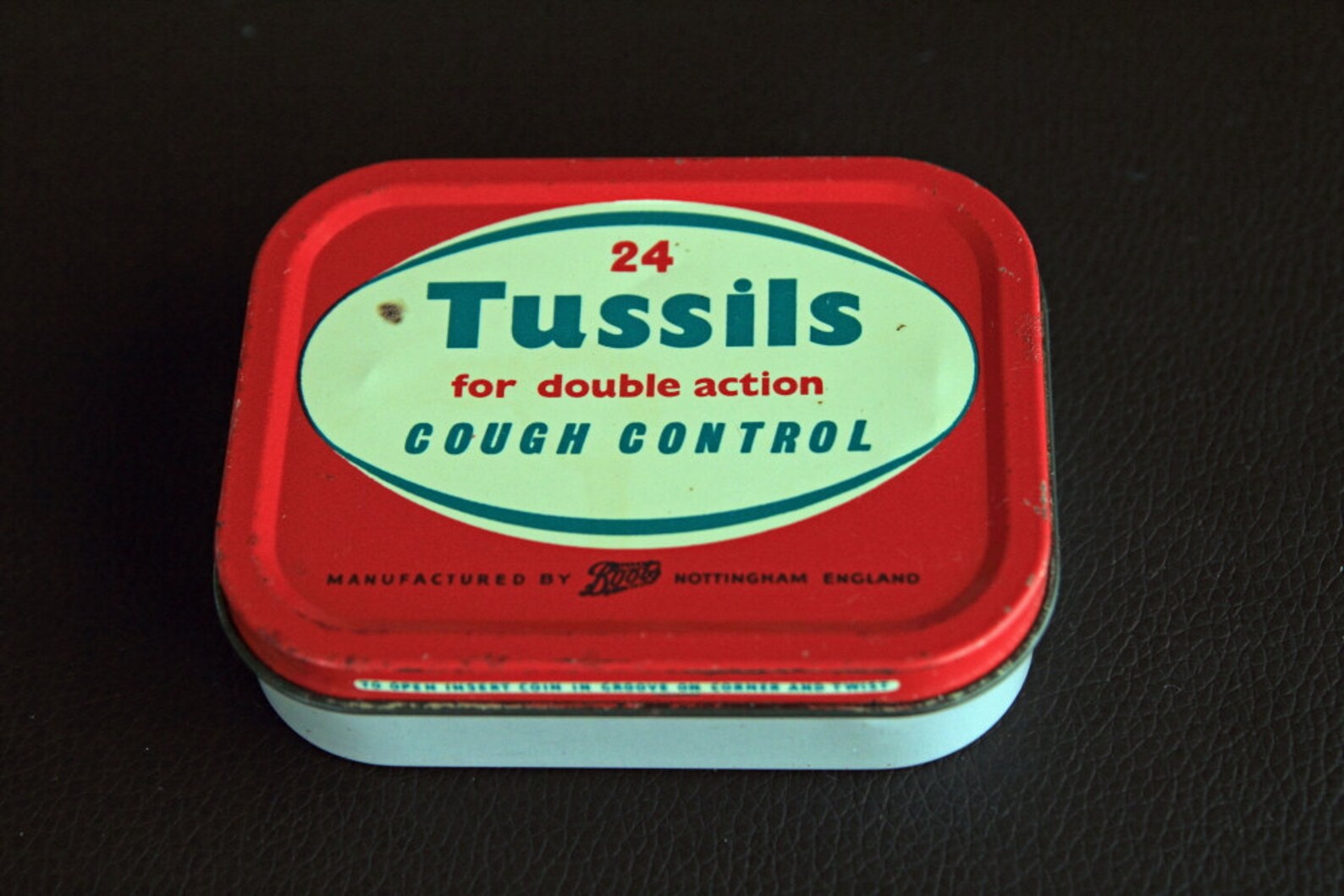 Vintage TUSSILS Cough Control Lozenges Tin - Etsy UK