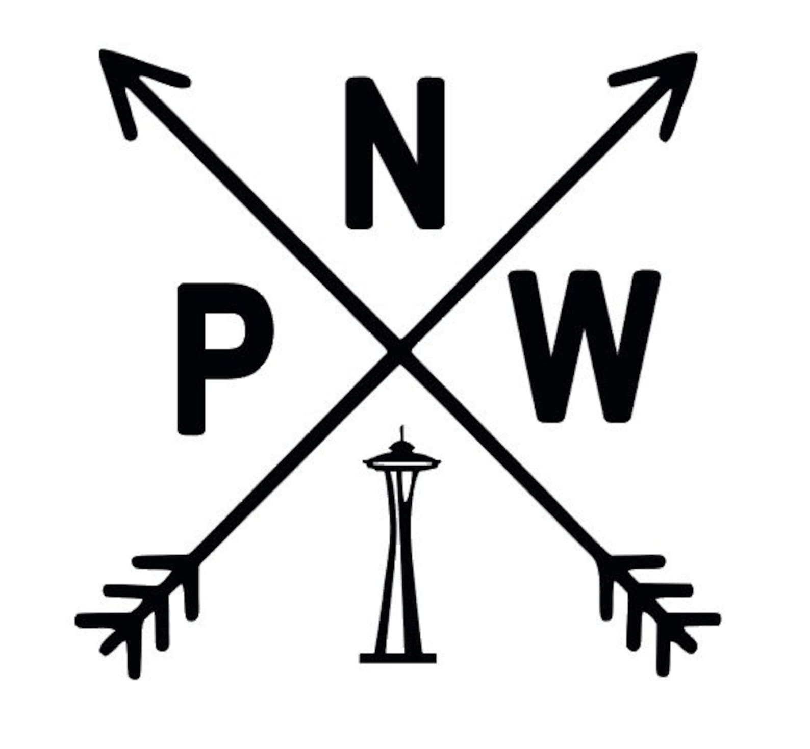 Pacific Northwest SVG Customizable, Seattle, West Coast, Big Foot ...